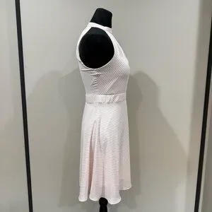 Express | Dresses | Express Soft Pink Polka Dot Halter Dress | Poshmark